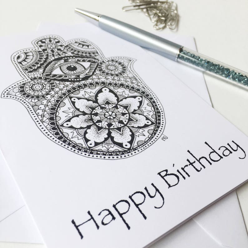 Happy Birthday Cards Birthday Greeting Cards Zentangle - Etsy