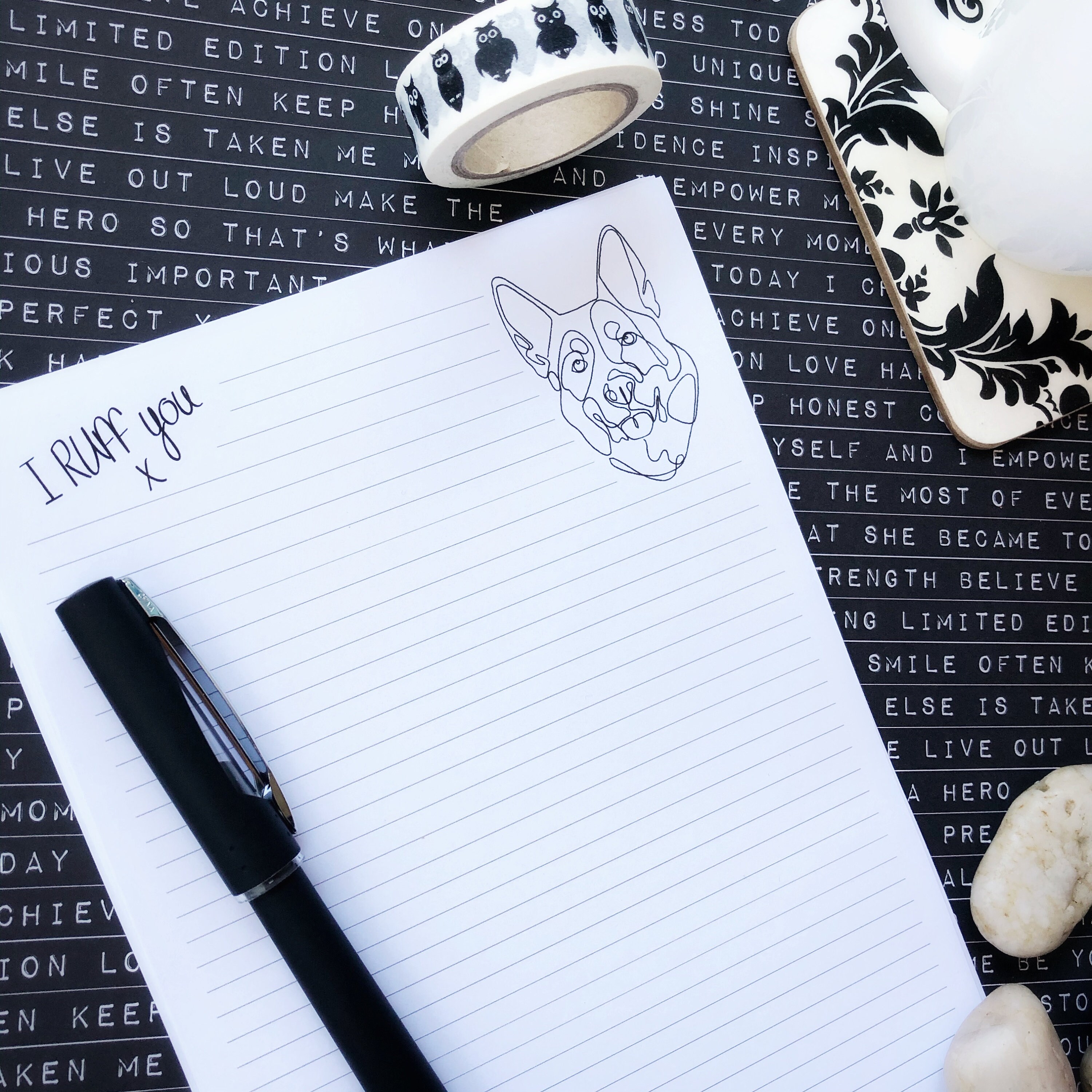 Letter Writing Set Dog Stationery Animal Stationery Letter - Etsy