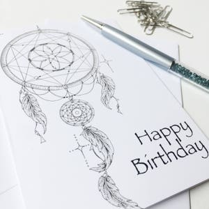 Happy Birthday Cards, Birthday Greeting Cards, Zentangle Greeting Cards ...