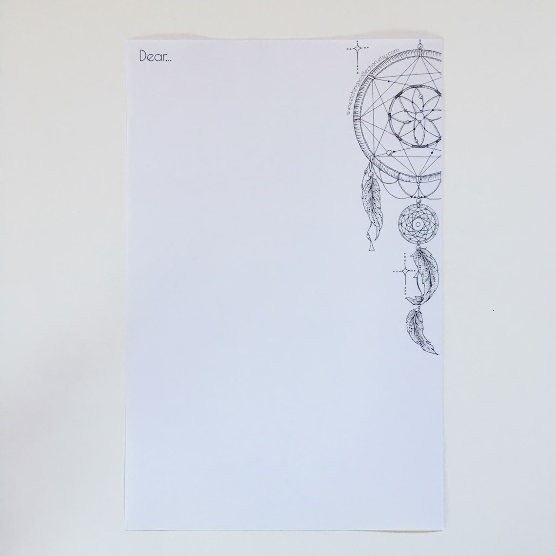 Dreamcatcher Letter Writing Set Dreamcatcher Stationery Set | Etsy