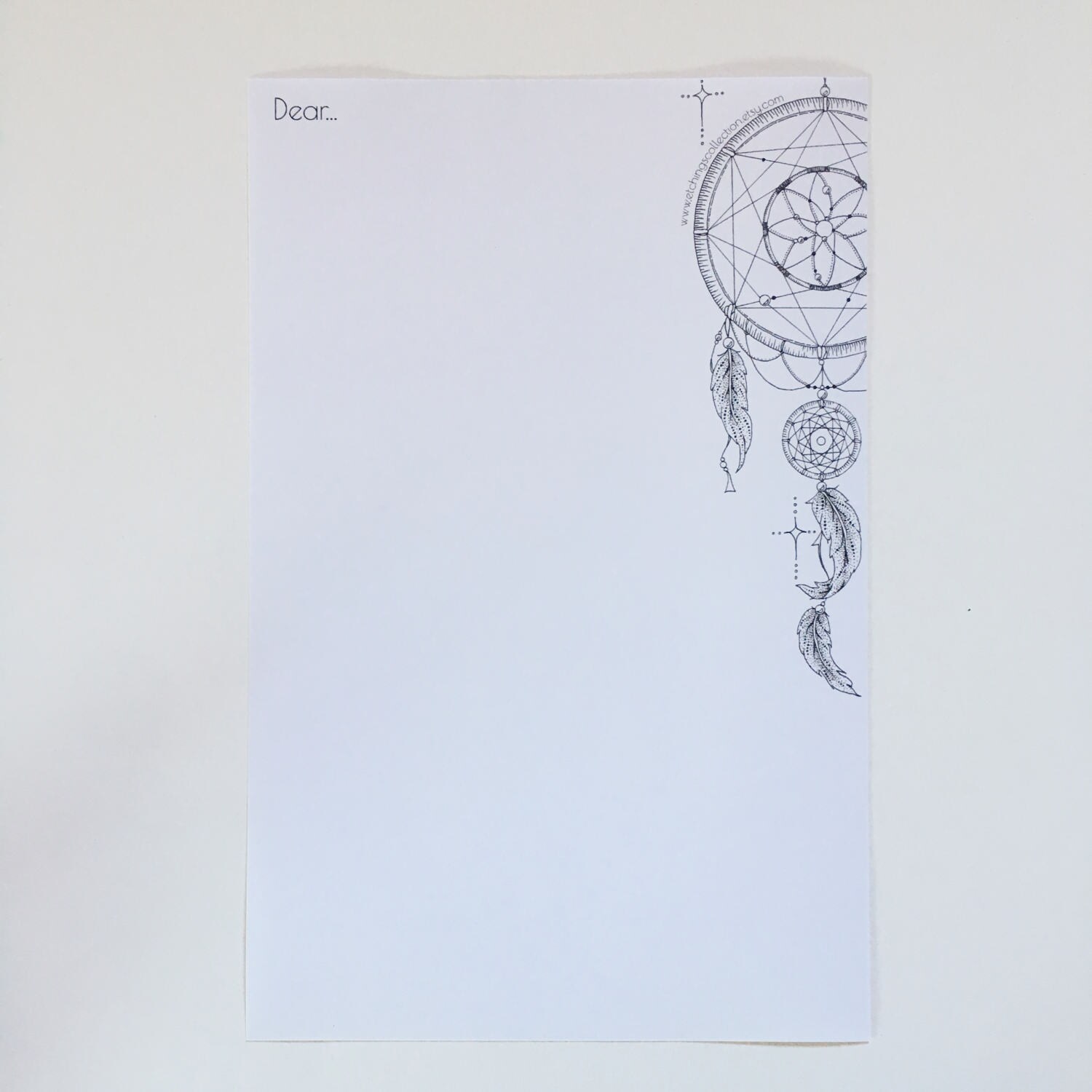 Dreamcatcher Letter Writing Set Dreamcatcher Stationery Set - Etsy