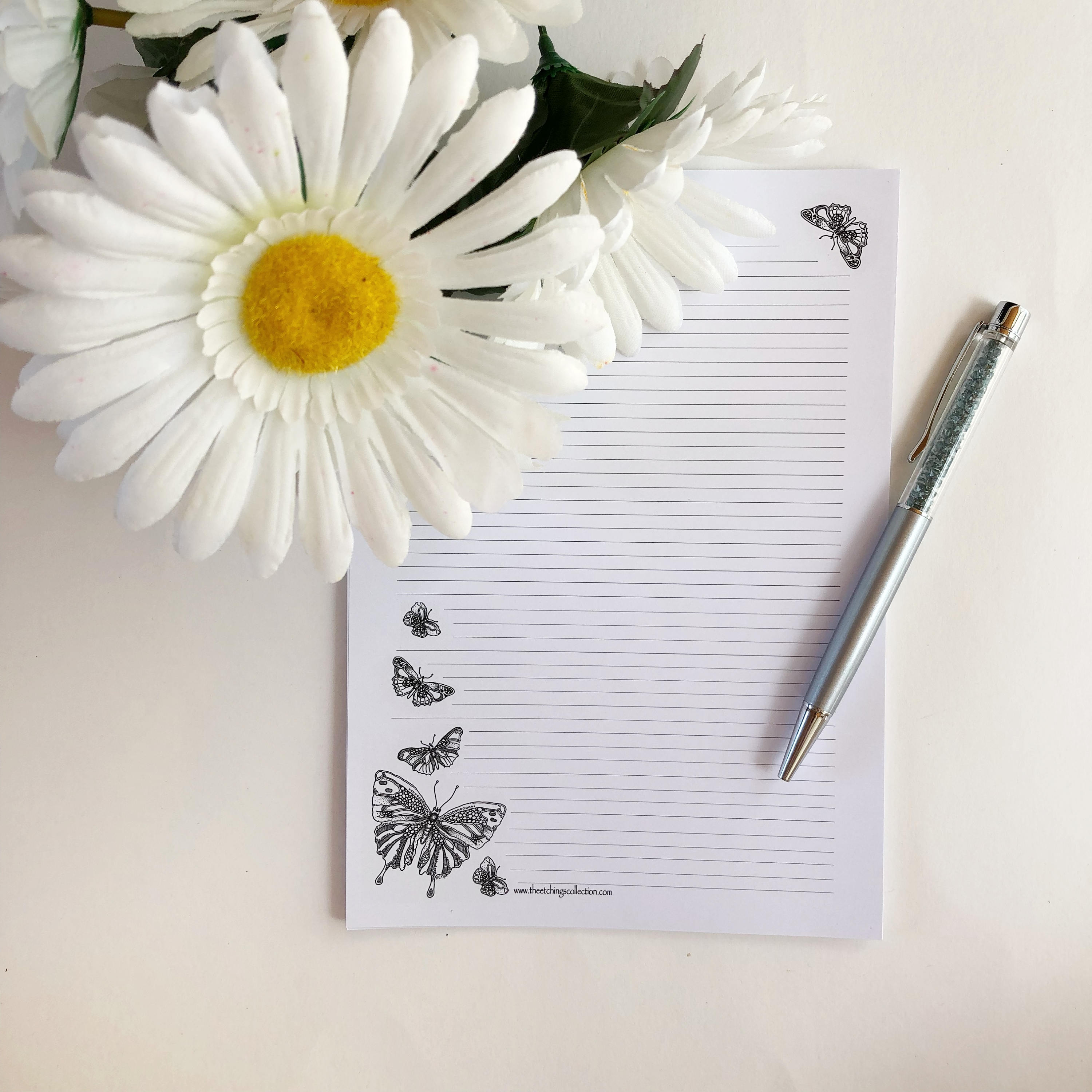 Butterfly Letter Writing Set Butterfly Stationary Set | Etsy Australia