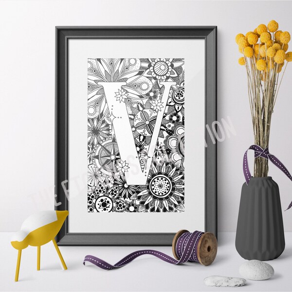 Hand Drawn Initials - Etsy