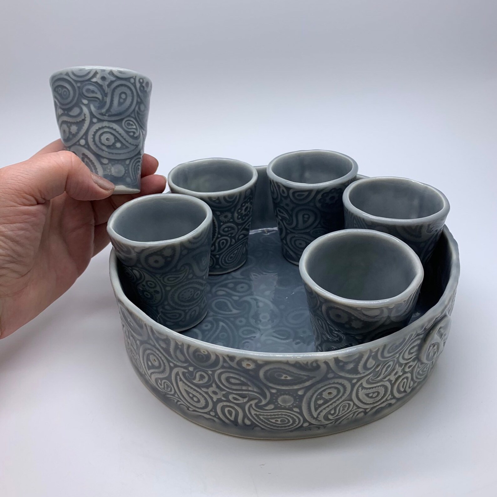 Shot Glasses Set Shot Cups Ceramic Shot Glass Porcelain - Etsy