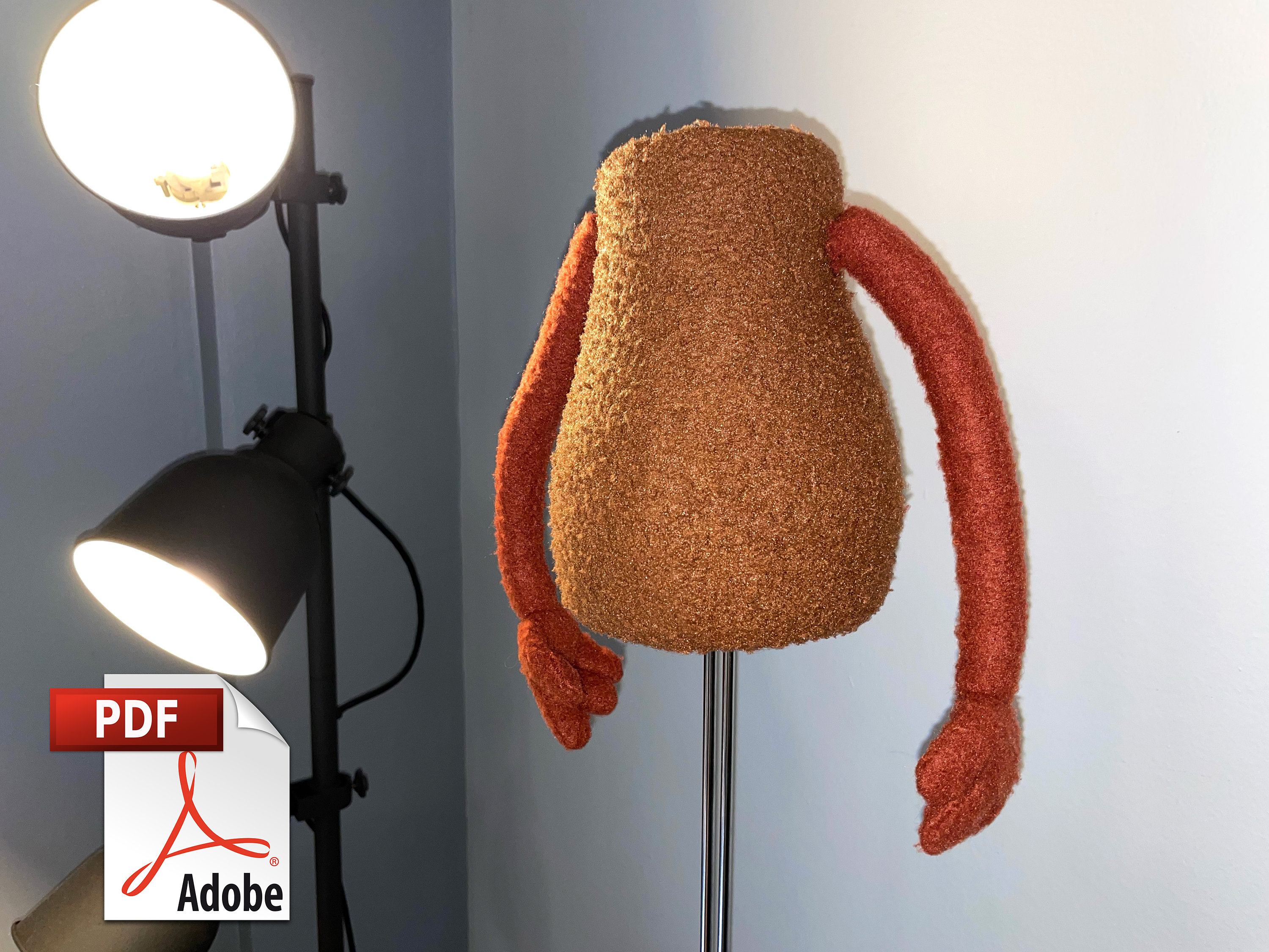 Puppet Body Pattern Digital Download blerp - Etsy