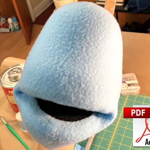 Puppet Head Pattern Digital Download sniff - Etsy