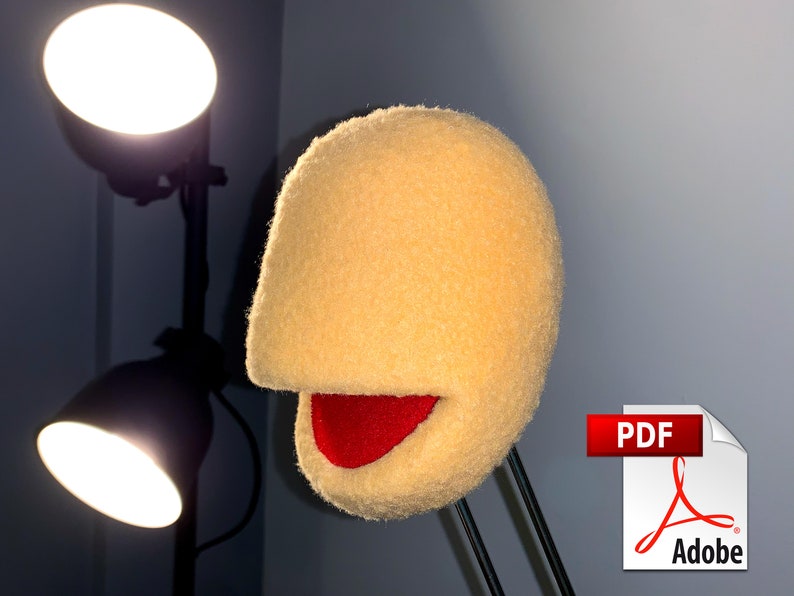 Puppet Head Pattern Digital Download noggin - Etsy