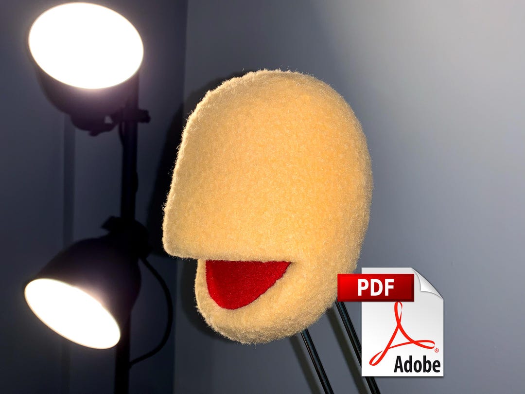 Puppet Head Pattern – “noggin” – Easy Foam & Fleece (PDF) - Etsy