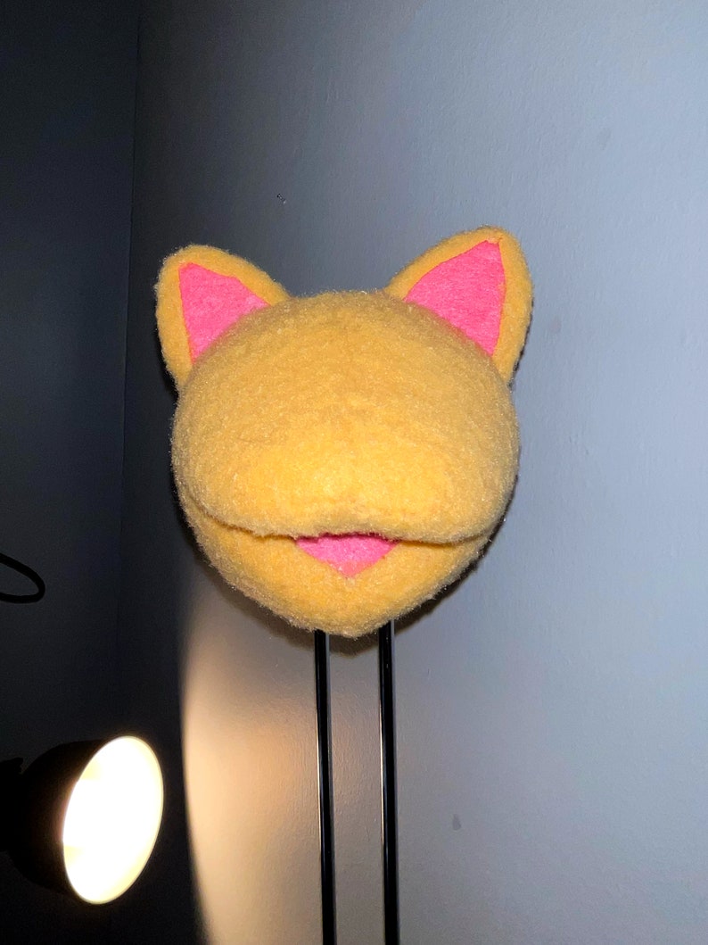 Puppet Head Pattern – “cat” – Easy Foam & Fleece/fur (PDF) - Etsy