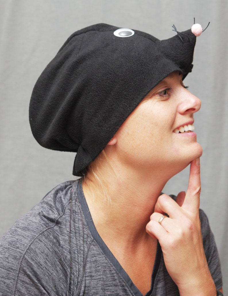 Mole Costume Hat for Adult, Handmade Costume / Mole Dress up Hat for ...