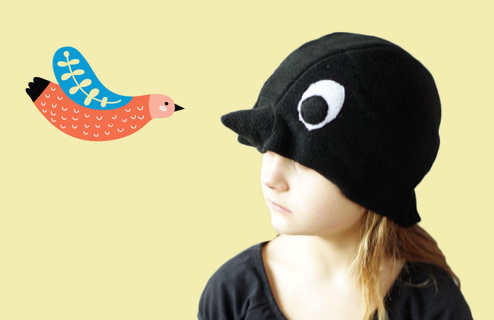 Adult Halloween Costume, Adult Black Bird Costume, Headpiece and Wings ...