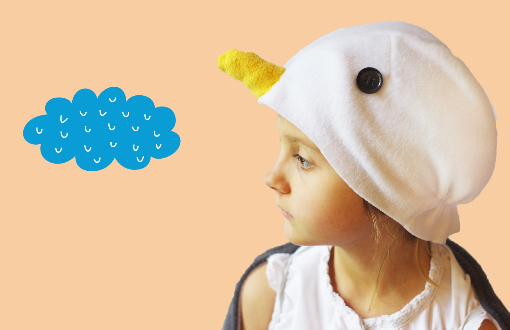 Kids Seagull Costume Hat, Kids Halloween Costume, Seagull Hat, Toddler ...