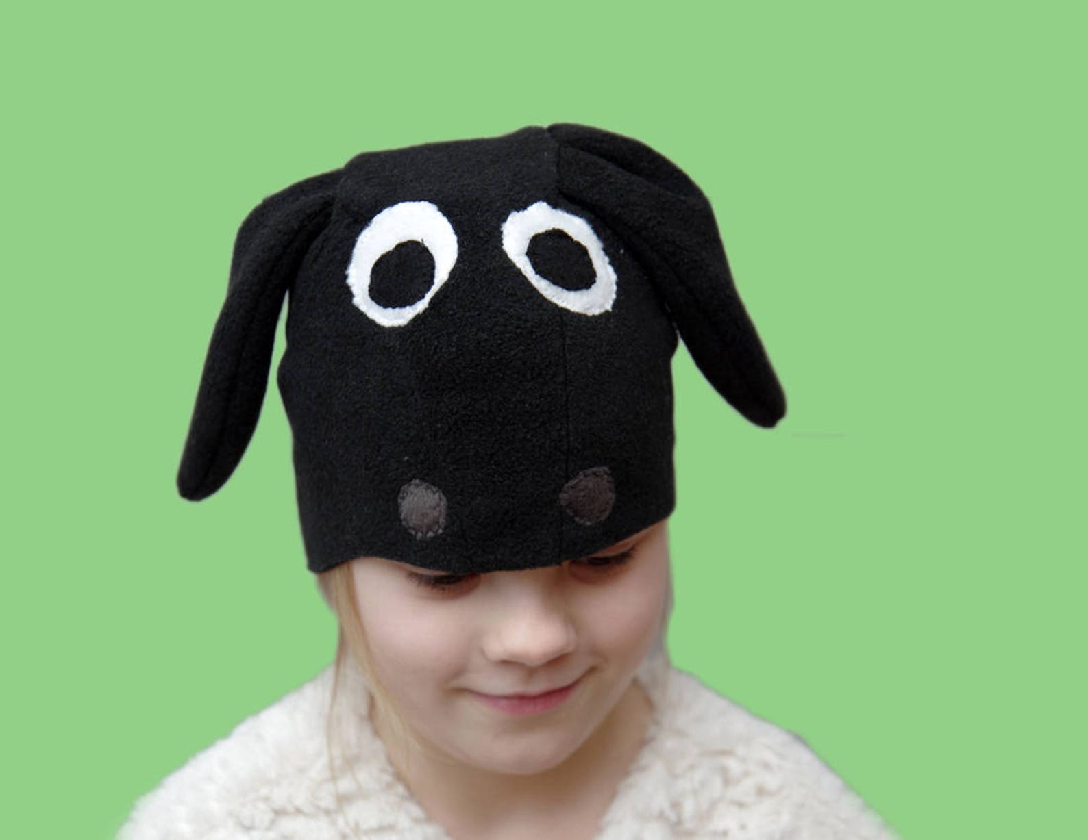 Sheep Halloween Costume for Kids, Black Lamb Costume Hat, Be Cool in ...