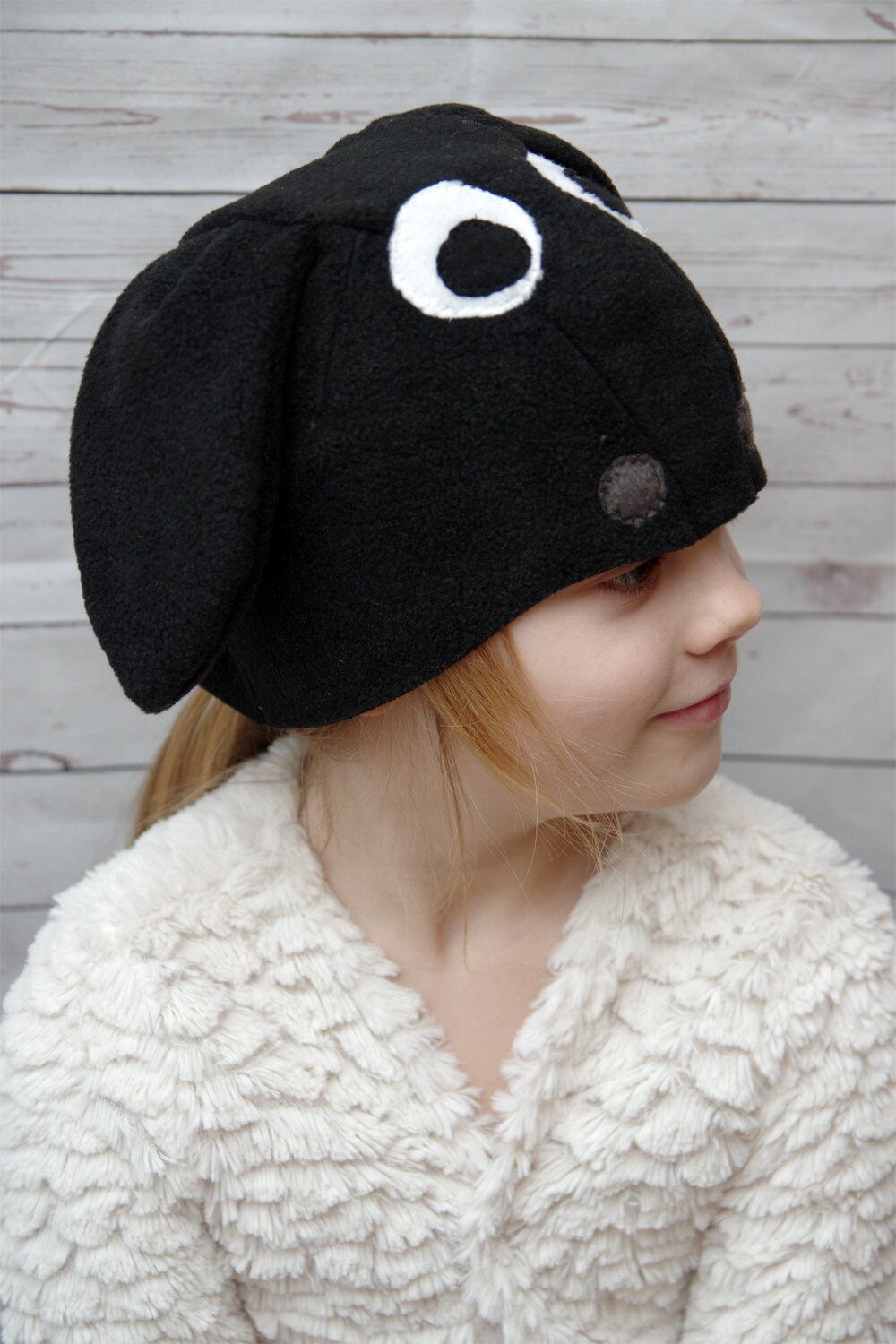 Sheep Halloween Costume for Kids, Black Lamb Costume Hat, Be Cool in ...