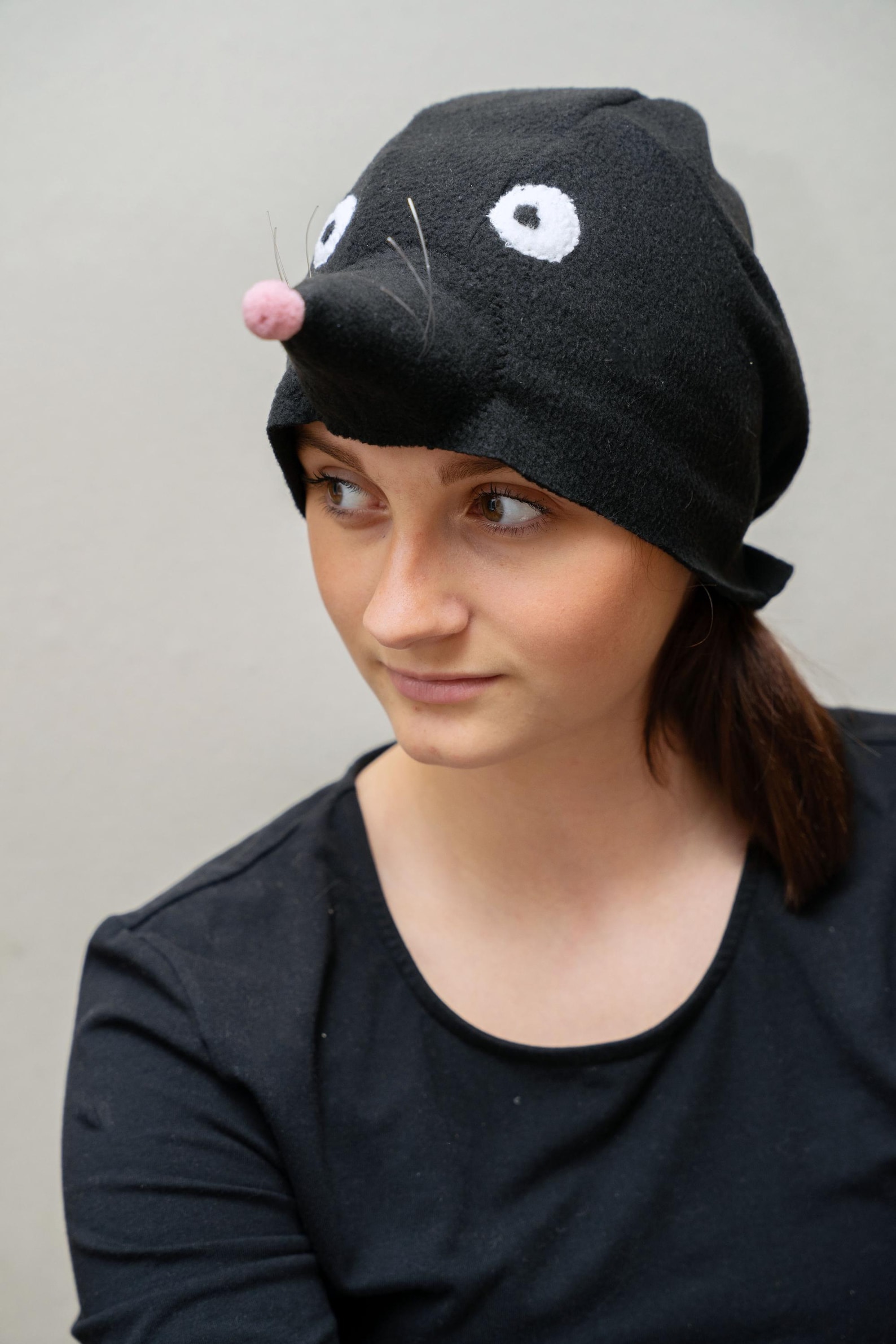 Mole Costume Hat for Adult, Handmade Costume / Mole Dress up Hat for ...