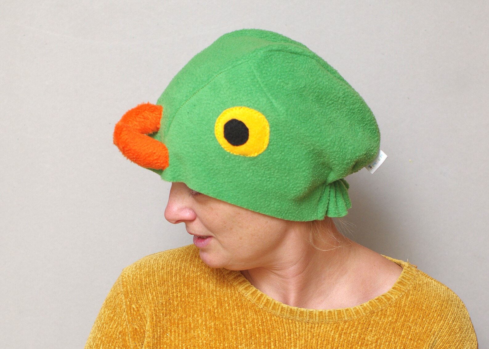 Parrot Costume for Adult, Bird Costume Hat, Halloween Costume, Green ...