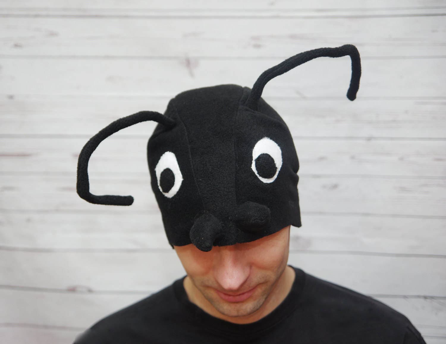 Adult Halloween Costume Hat, Black Ant Hat, Bug Feeler Hat, Bug Costume ...