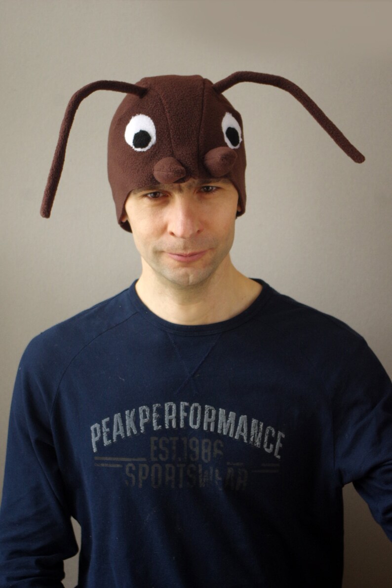 Ant Costume Hat Adult Halloween Costume Brown Ant Hat Bug - Etsy