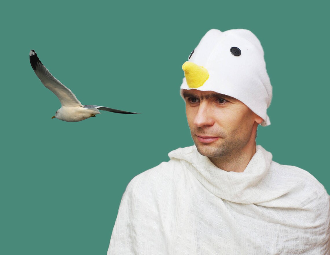 Seagull Costume Hat for Halloween. Have Fun in Carnival. Adults and ...
