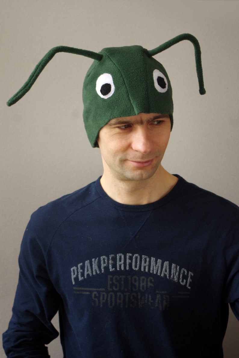 Adult Costume Hat Halloween Grasshopper Bug Feeler Hat, Have Fun in ...