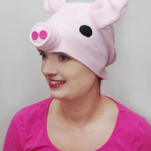 Pig Piggy Costume Hat for Halloween, Carnival Mask for Man and Woman - Etsy