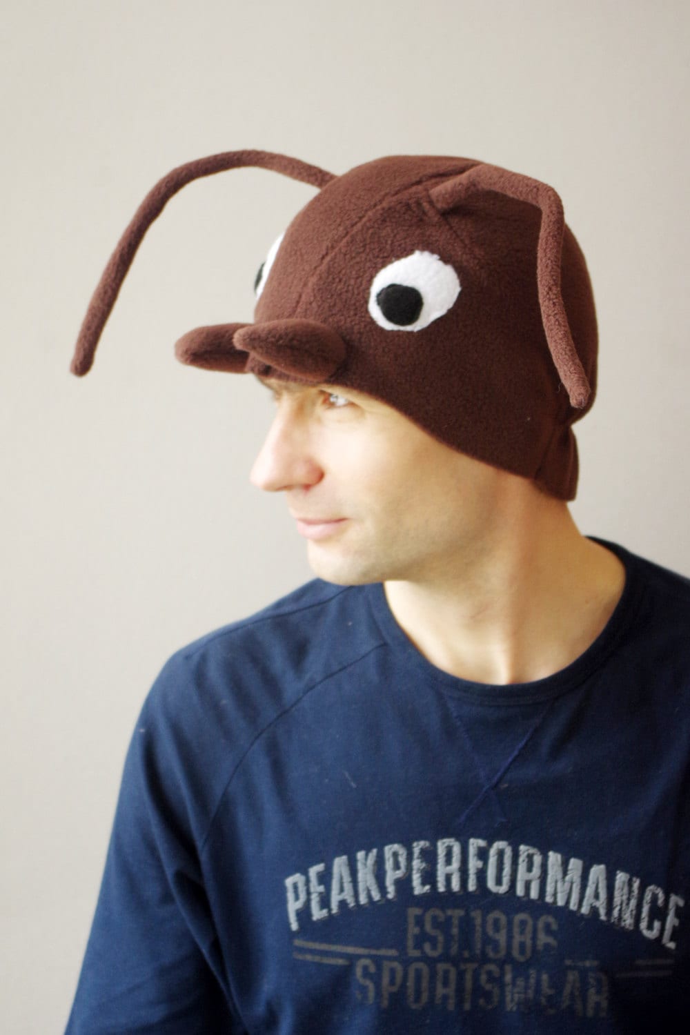 Ant Costume Hat, Adult Halloween Costume, Brown Ant Hat, Bug Feeler Hat ...