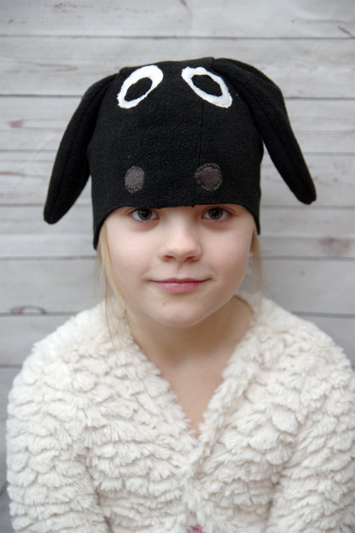 Sheep Halloween Costume for Kids, Black Lamb Costume Hat, Be Cool in ...