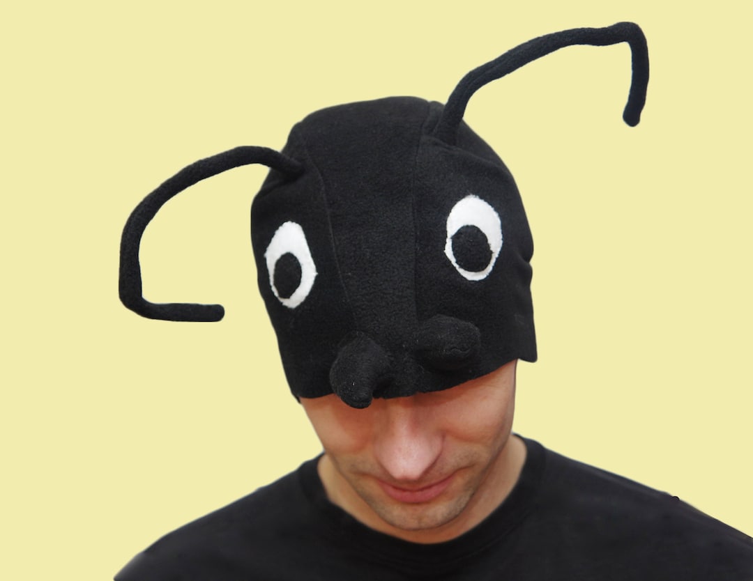 Adult Halloween Costume Hat, Black Ant Hat, Bug Feeler Hat, Bug Costume ...
