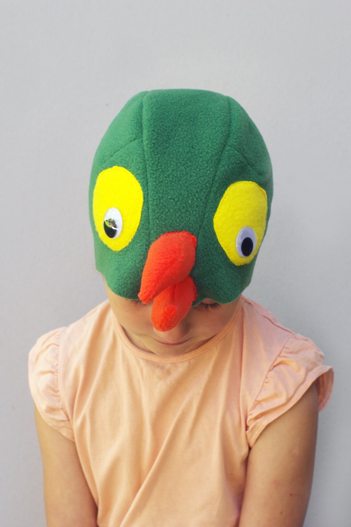 Parrot Costume Hat, Bird Costume Hat, Toddler Pretend Play, Toddler ...