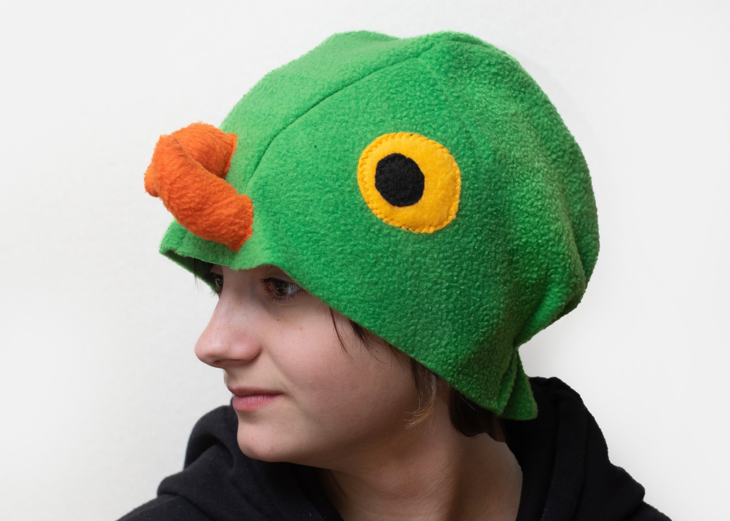 Parrot Costume for Adult, Bird Costume Hat, Halloween Costume, Green ...