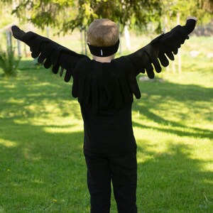 Black Bird Costume | Carnival Costume | Halloween Costume | Bird Wings ...