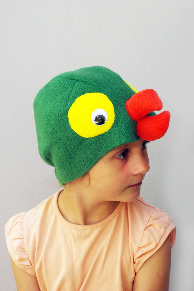 Parrot Costume Hat, Bird Costume Hat, Toddler Pretend Play, Toddler ...