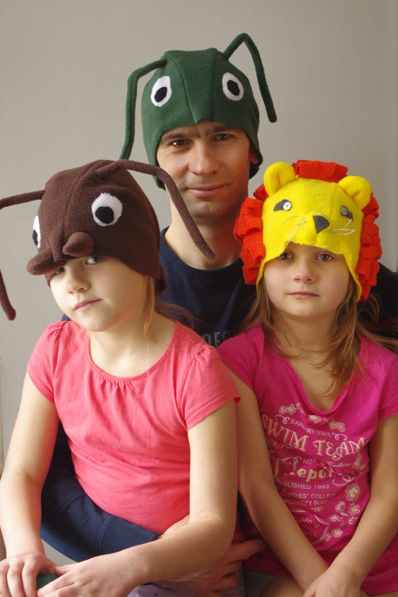 Ant Costume Hat, Adult Halloween Costume, Brown Ant Hat, Bug Feeler Hat ...