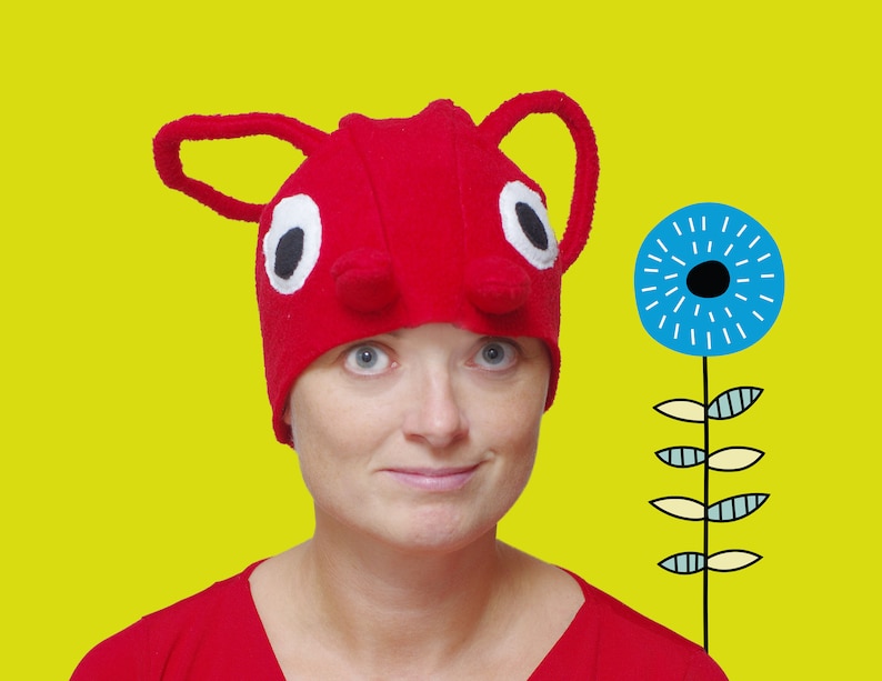 Red Ant Costume Hat, Bug Feeler Hat, Bug Costume, Have Fun, Carnival ...