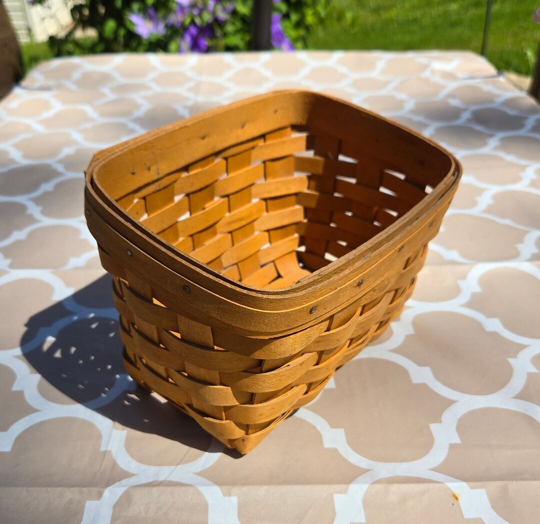 Longaberger 1999 Slanted Front Tabletop Basket - Etsy
