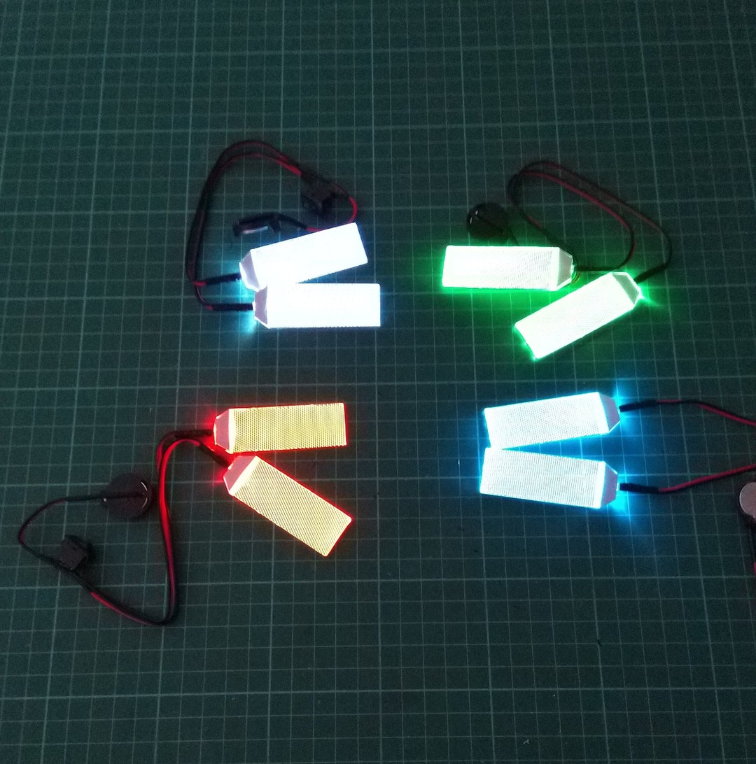 LED Light up Eyes Large Flexible LED Panels Cosplay Helmet - Etsy