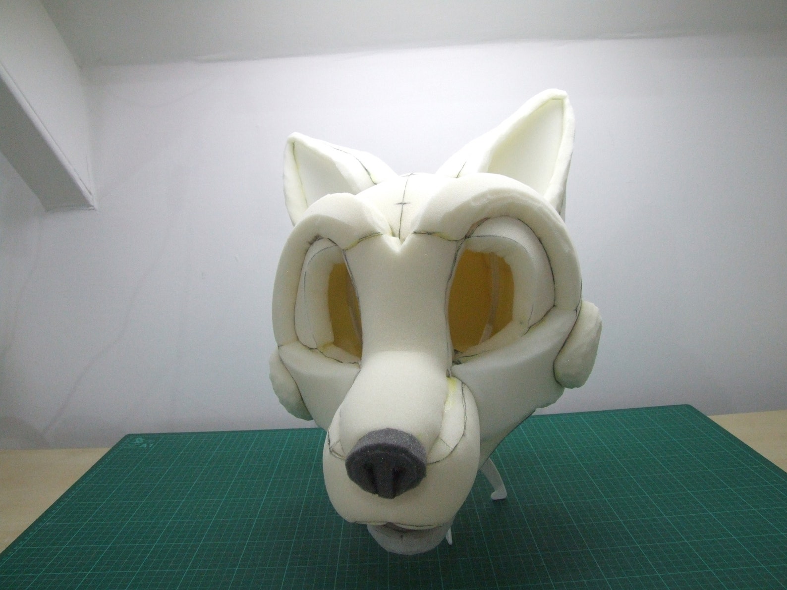 Wolf Fursuit Head Base Fox Template (PDF Digital Pattern) Canine - Etsy