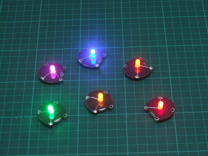 Infinity Stones Full Set of Six LED Circuits Display Colour | Etsy