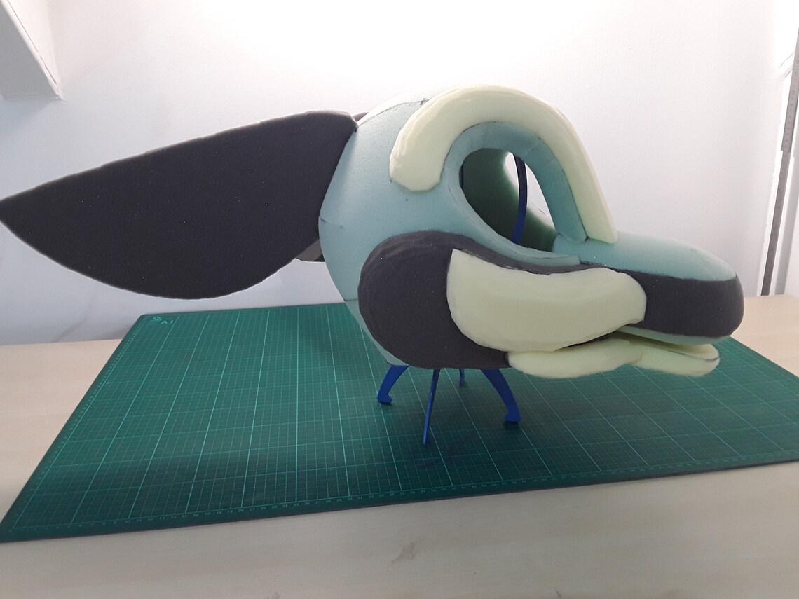 Angel Dragon Fursuit Head Base Template Digital Pattern | Etsy