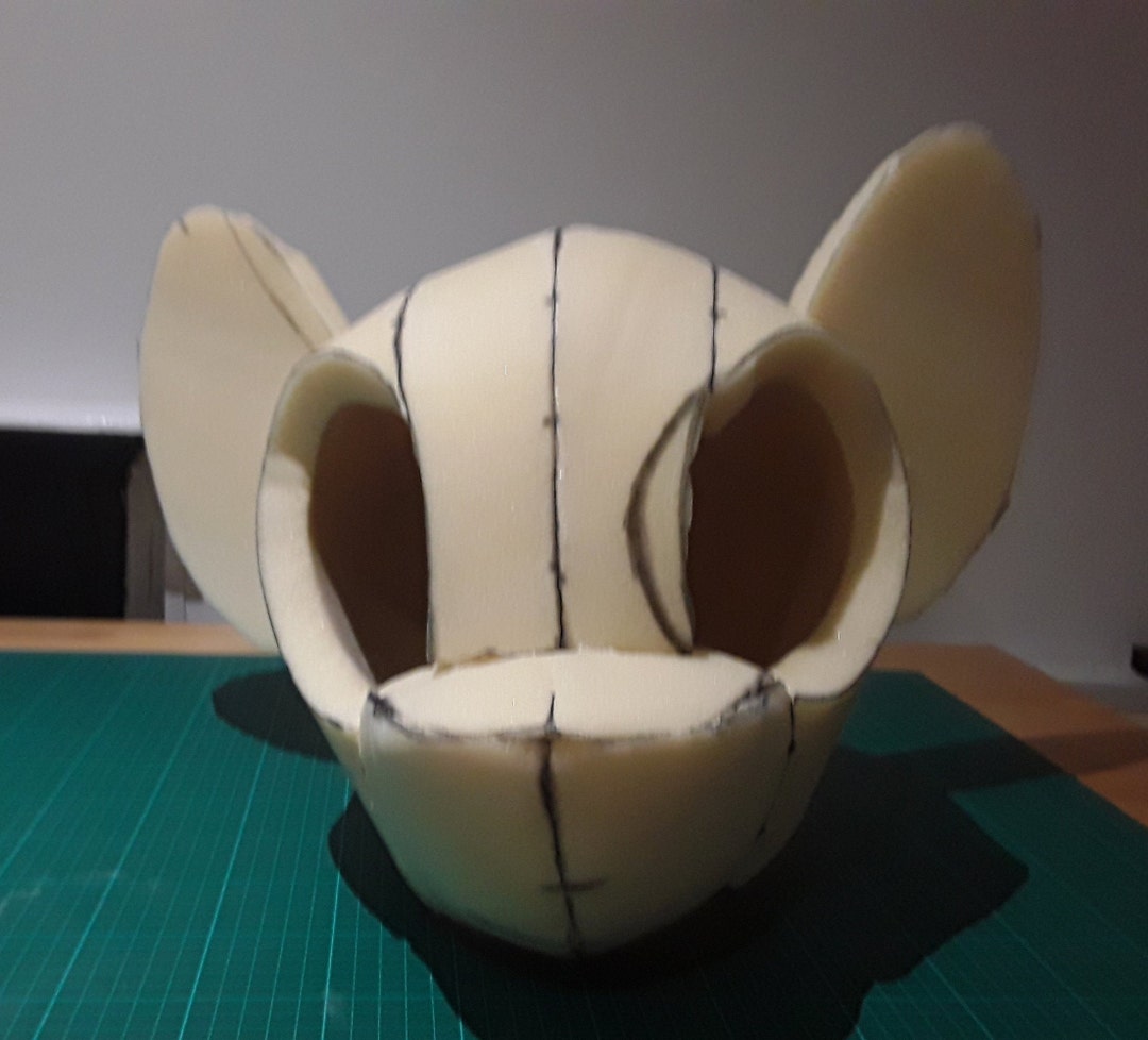 MLP Fursuit Head Base, My Little Pony Horse Template (PDF Digital ...