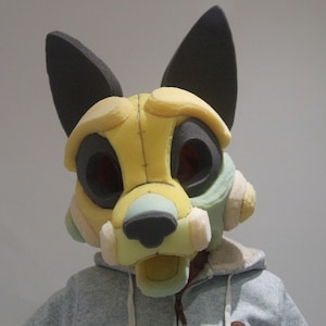 Dog Fursuit Head Base Template: DIY Foam Cosplay Pattern (digital PDF ...