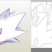 Tokoyami Foam Head Template | Fumikage Helmet, Pepakura Unfold Pattern ...