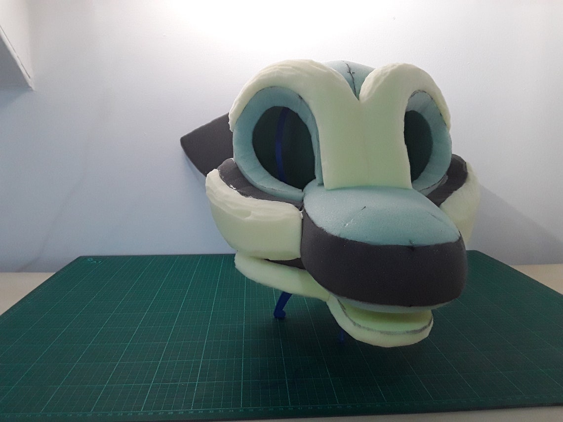 Angel Dragon Fursuit Head Base Template Digital Pattern | Etsy