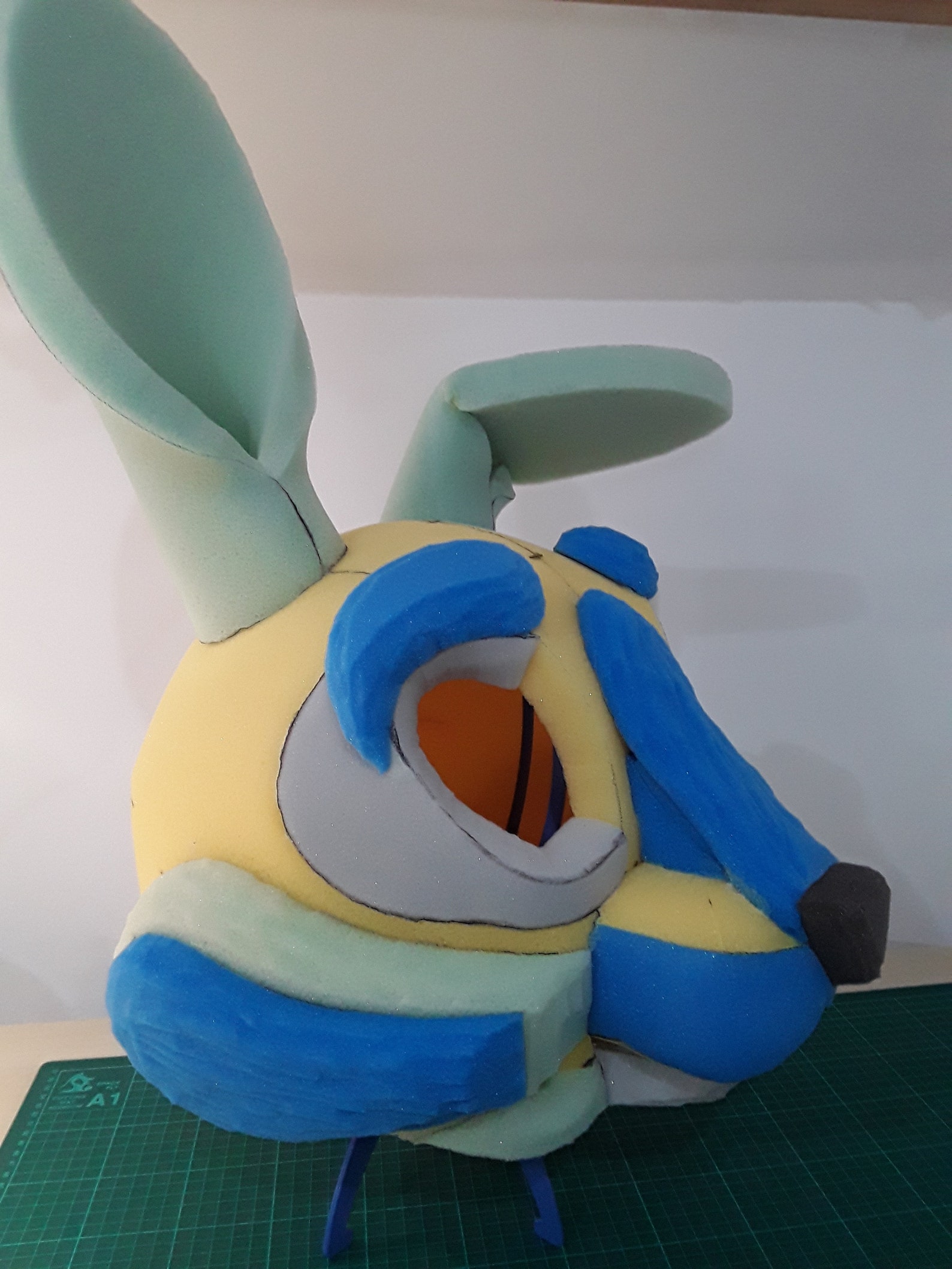 Bunny Rabbit Fursuit Headbase Furry Foam Fursuit head base | Etsy