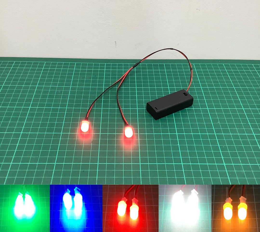 10mm LED Eye Light Kit, On/off Switch, Cosplay Helmet Mask Fursuit Eyes ...