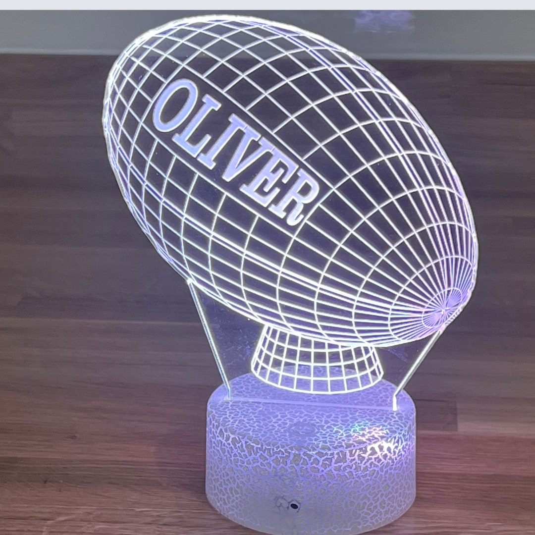 Rugby Gift - Personalised Rugby Ball - Led Remote Control - Christmas ...