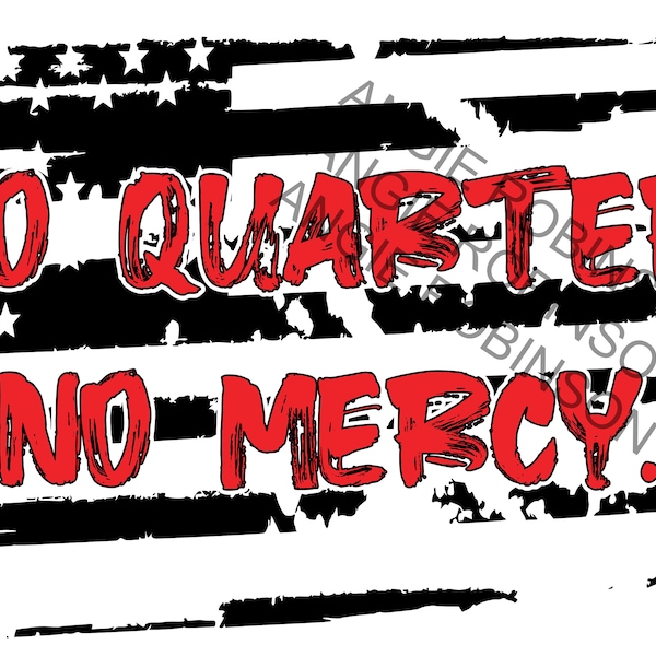 Black Flag No Quarter No Mercy - Etsy