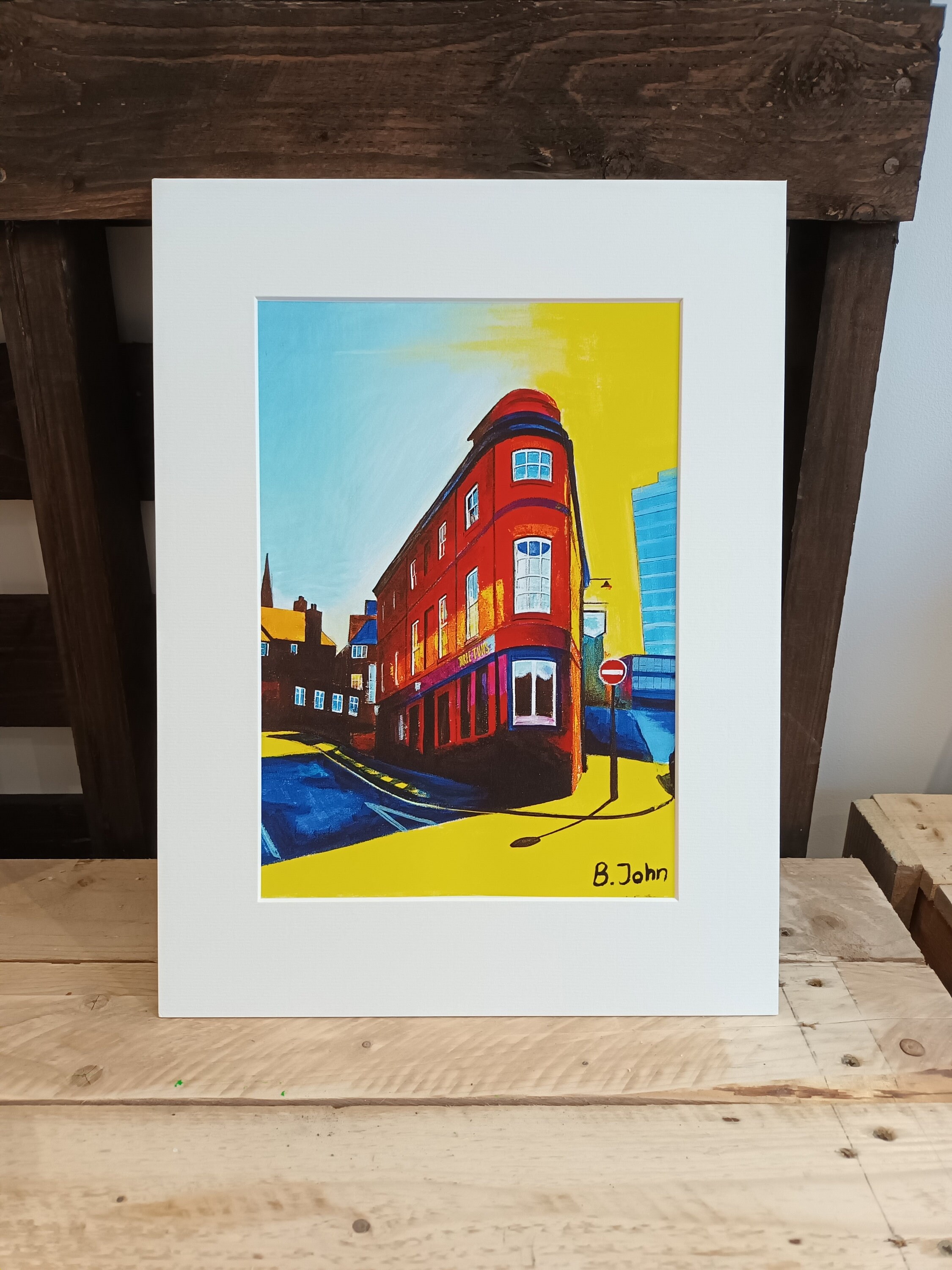 The Three Tuns Poster. Limited Edition Sheffield Print. Wall - Etsy