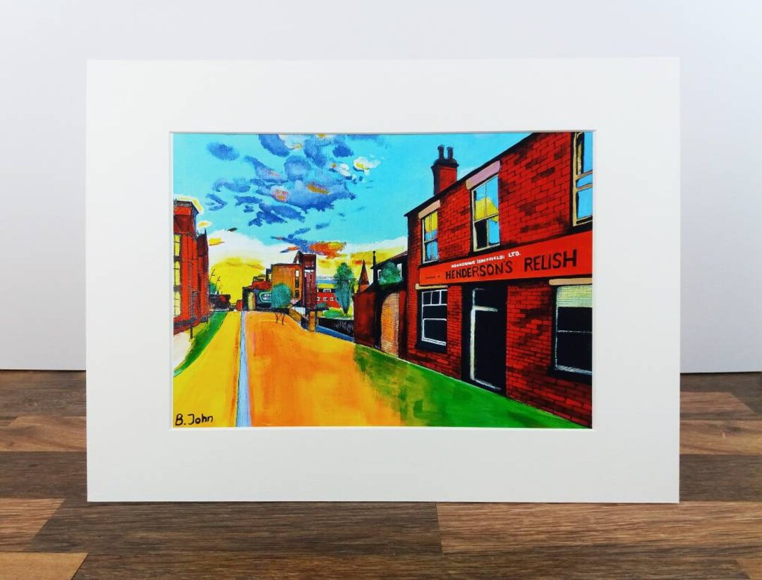 Henderson's Relish Poster. Hendos. Limited Edition Sheffield Print ...