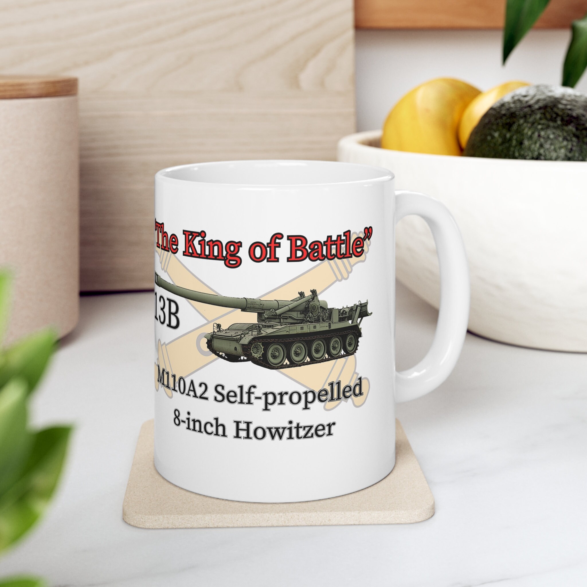 King of Battle M110 Howitzer Army Artillery Ceramic Mug 11oz - Etsy